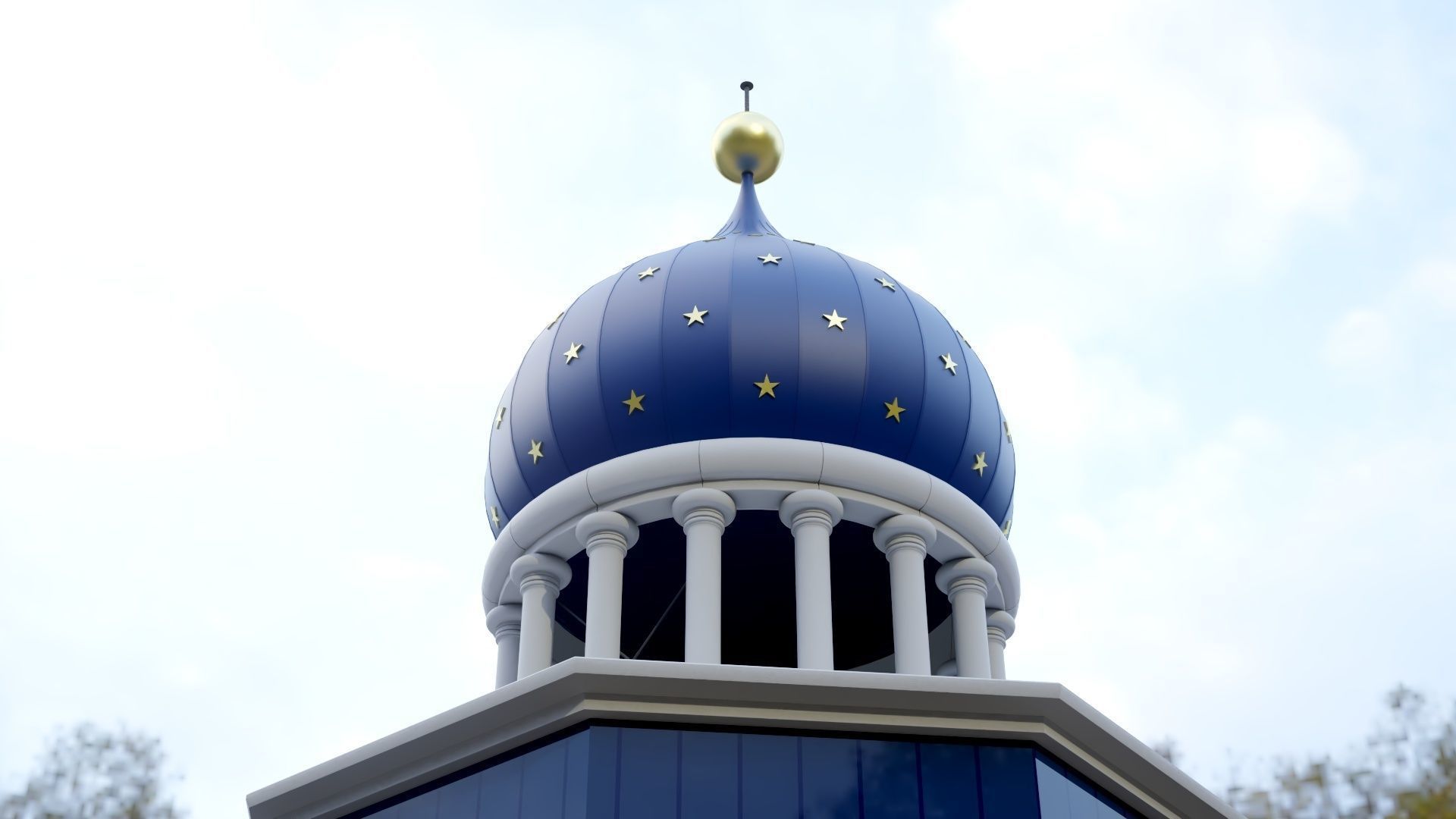 Colt Armory Dome free 3D model | CGTrader