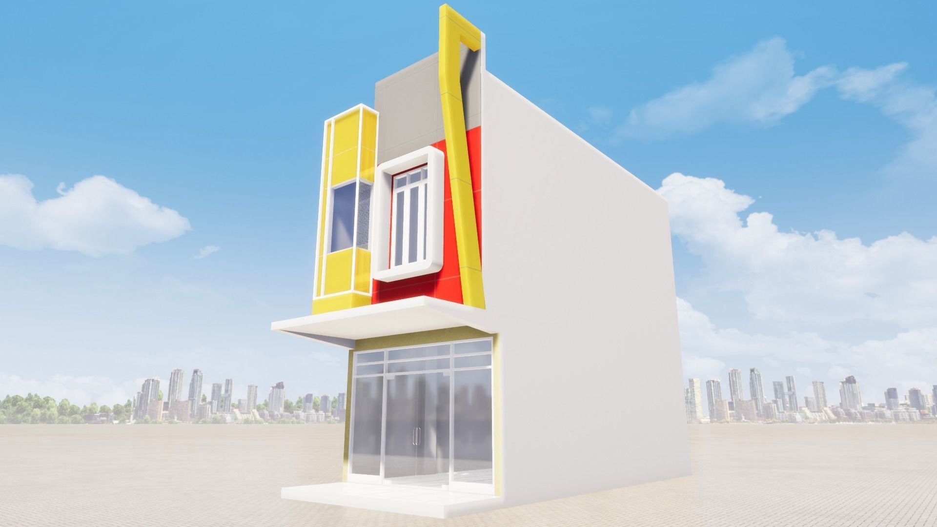Store 4x10 KPI 3D model rigged | CGTrader