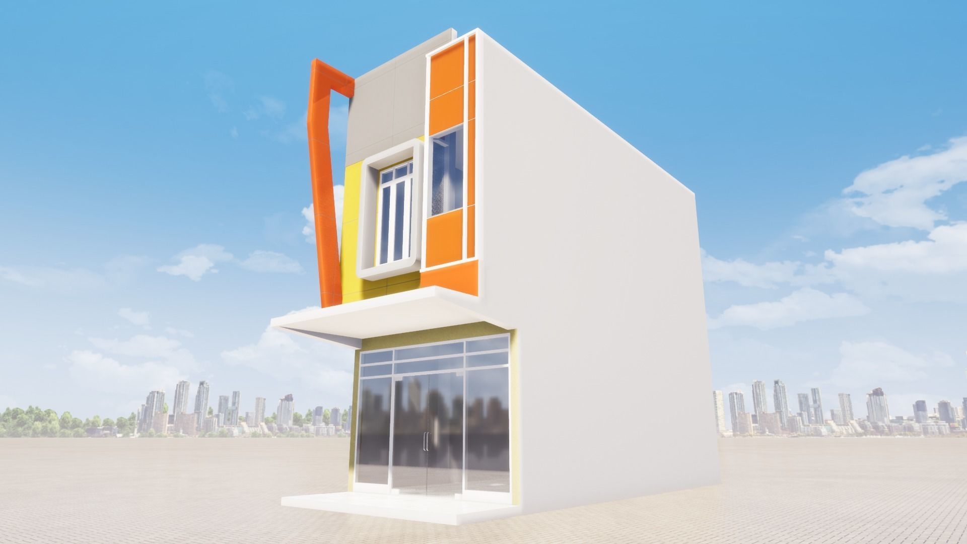 Store 4x10 KPI 2 3D model rigged | CGTrader