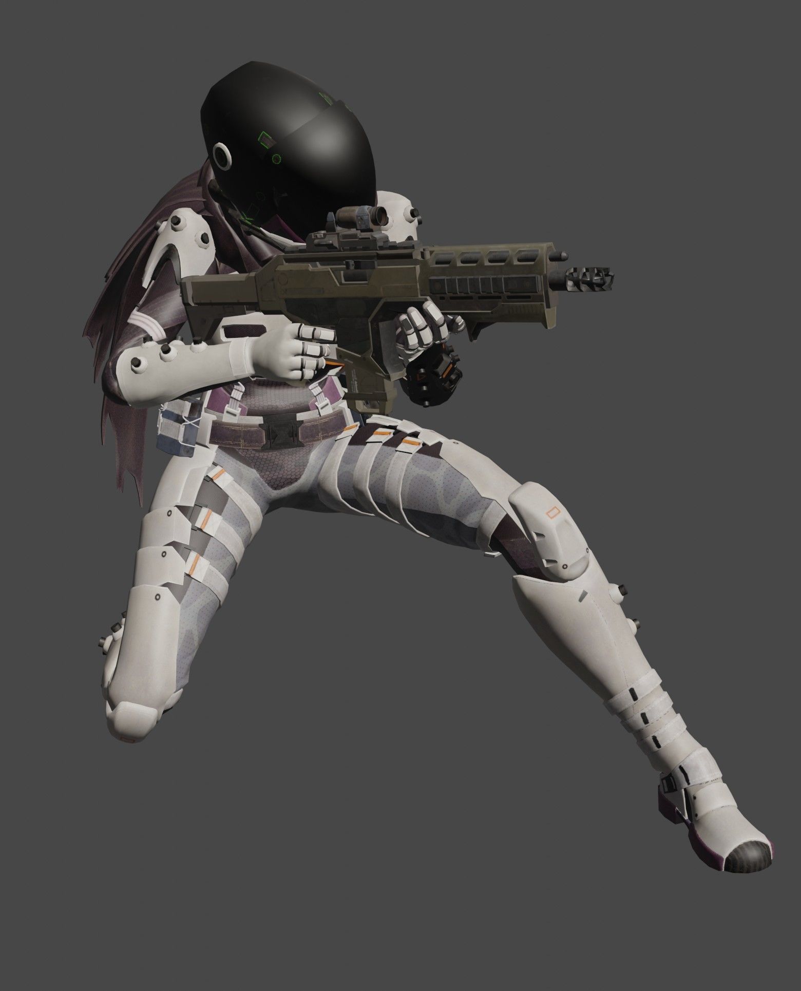 3D apex wraith cyber ninja | CGTrader