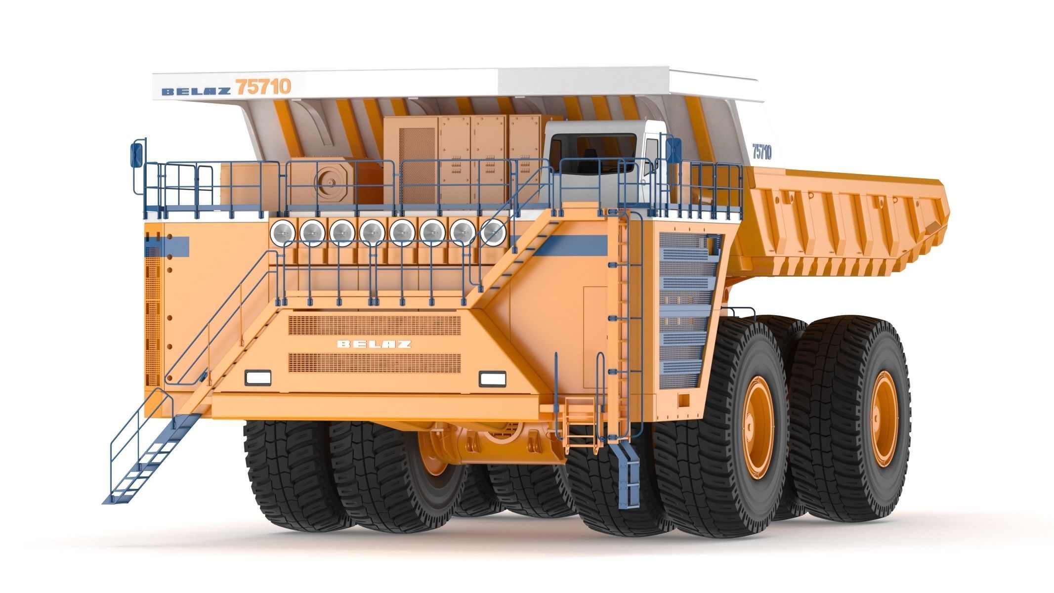 BelAZ 75710 Ultra Class Haul Truck 3D model | CGTrader