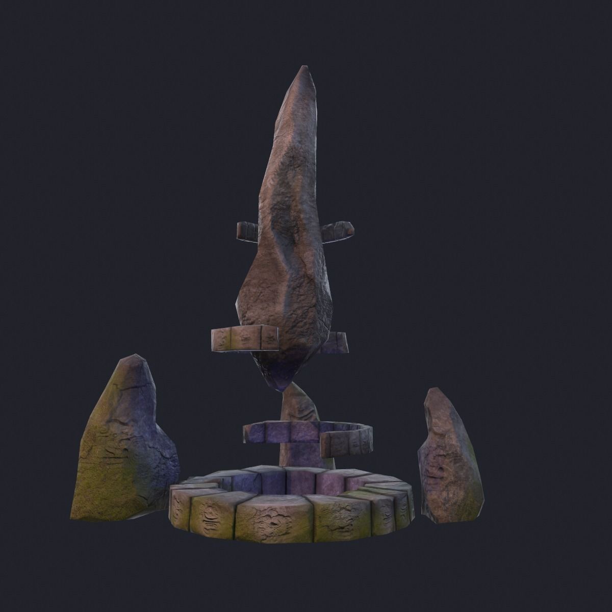 3D model Ancient Fantasy Statue VR / AR / low-poly animated | CGTrader