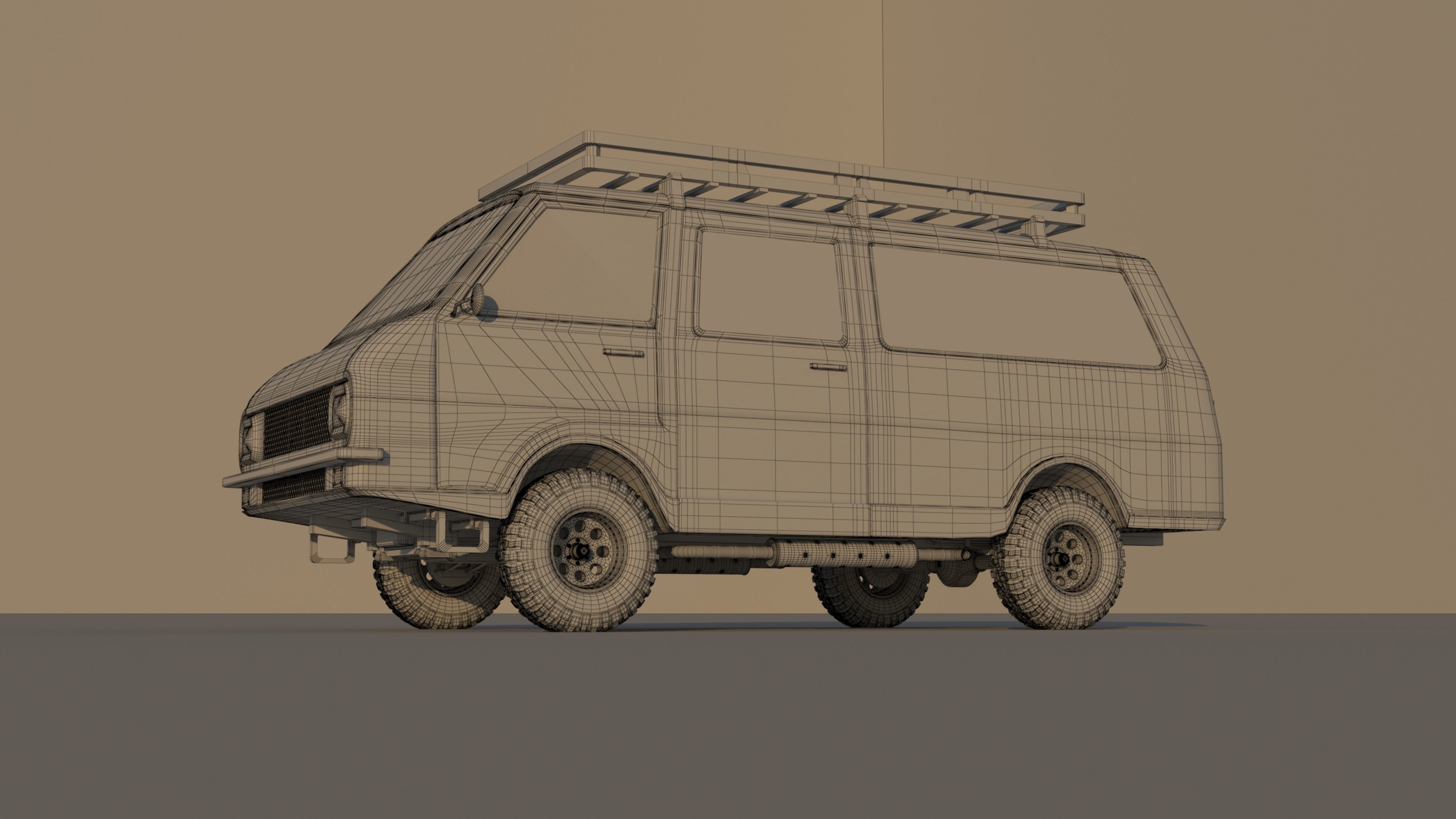 3D model RaF Car VR / AR / low-poly | CGTrader