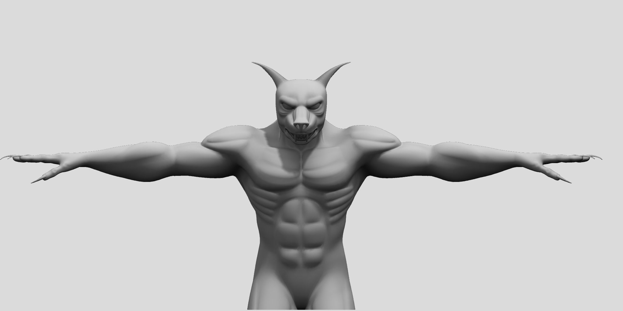 wolfman 3d model demon 3D model | CGTrader