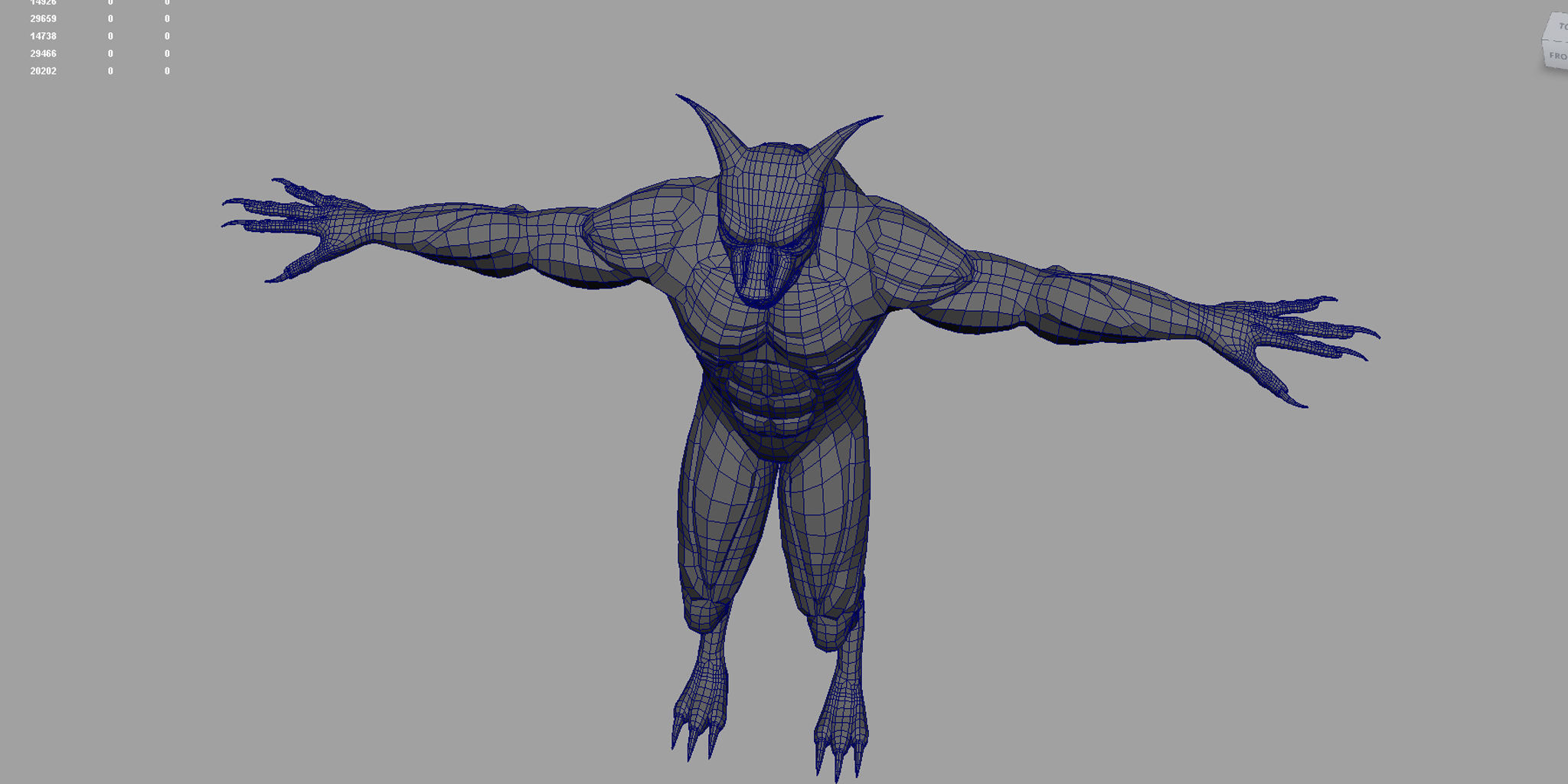 wolfman 3d model demon 3D model | CGTrader