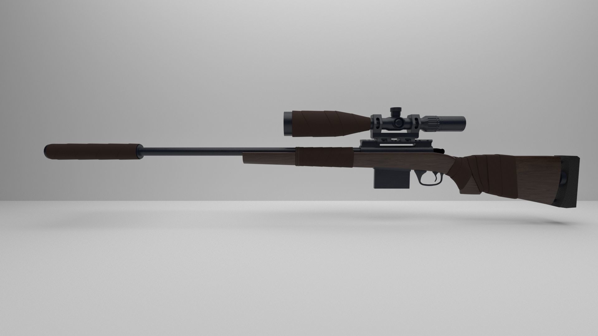 3D model M24 Sniper Rifle VR / AR / low-poly | CGTrader