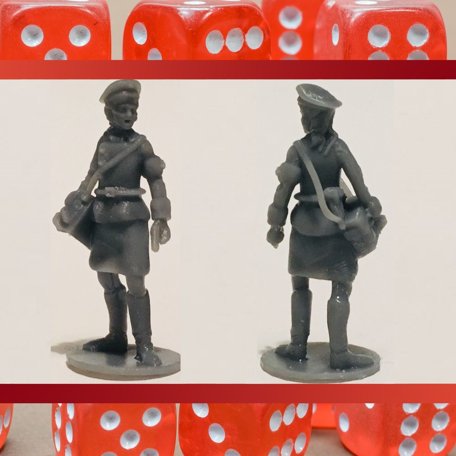28mm Soviet Naval Brigade medic 3D model 3D printable | CGTrader