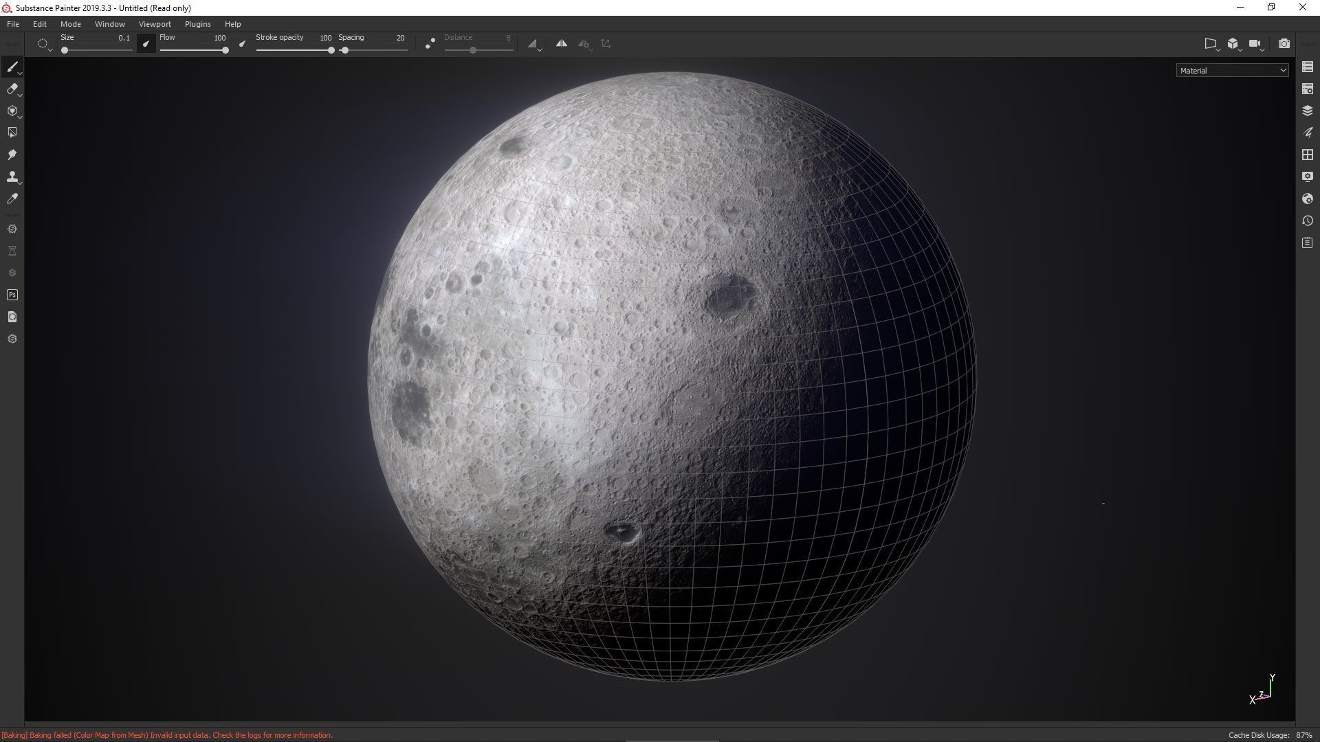 3D model Photorealistic Moon Low-poly 3D model VR / AR / low-poly ...