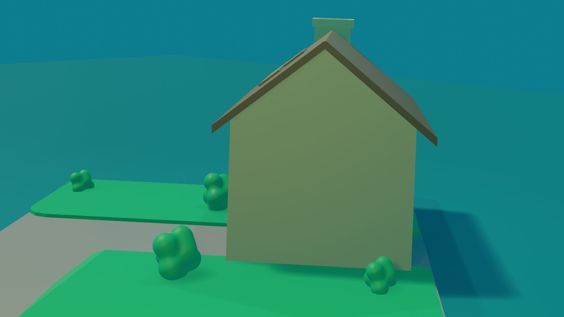 3D model Poly house 3D model VR / AR / low-poly | CGTrader