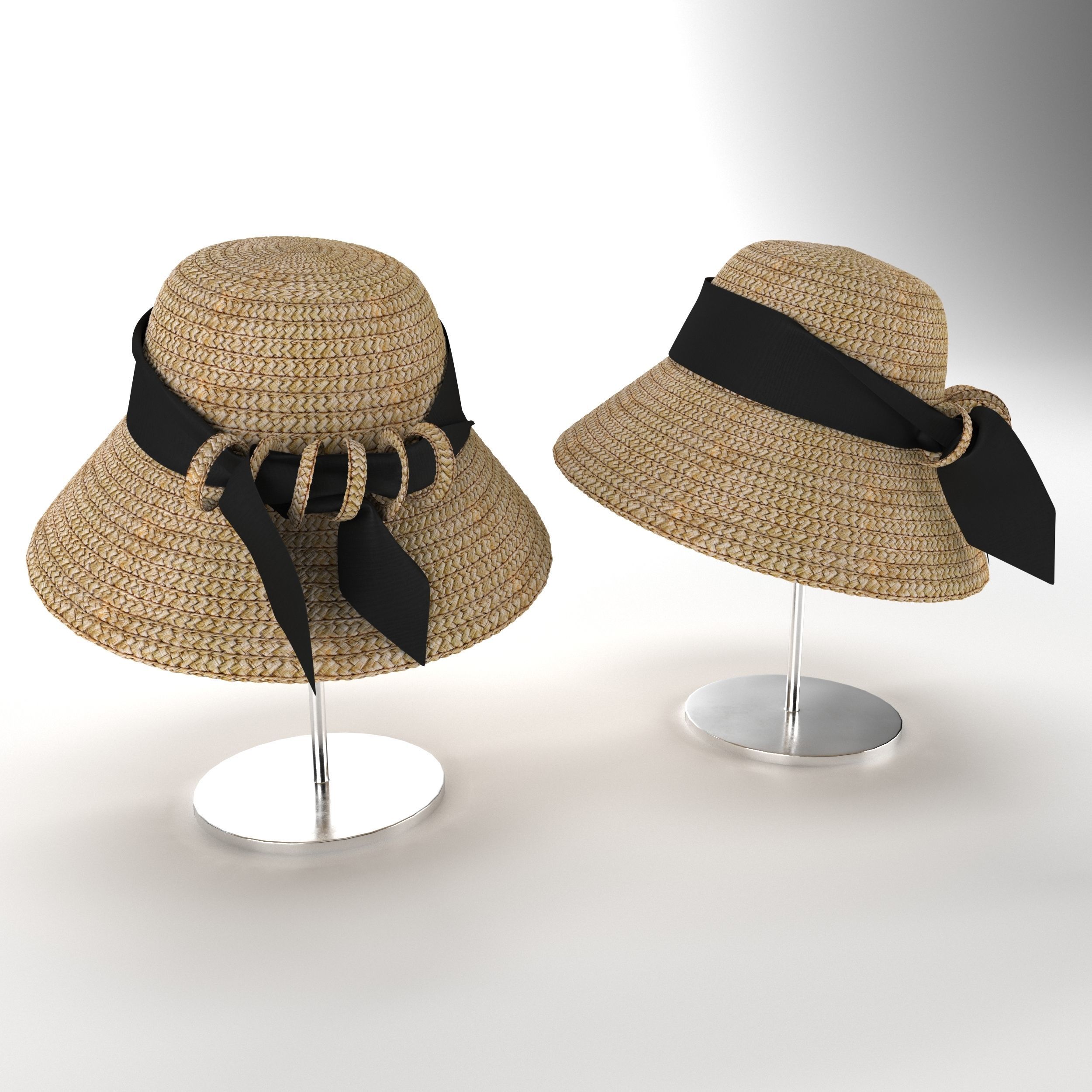 Straw hat 3D model | CGTrader