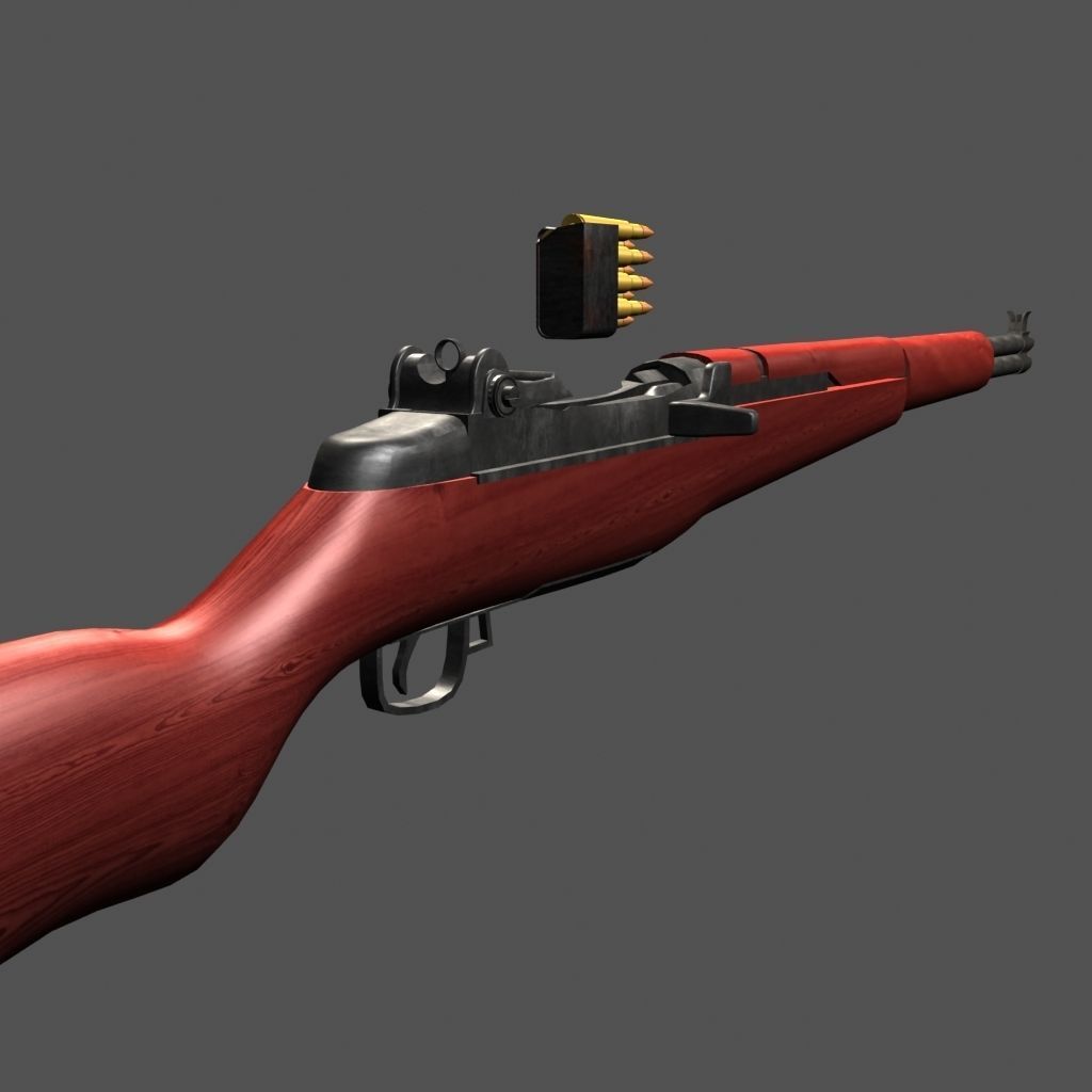 3D model M1 Garand rifle VR / AR / low-poly | CGTrader