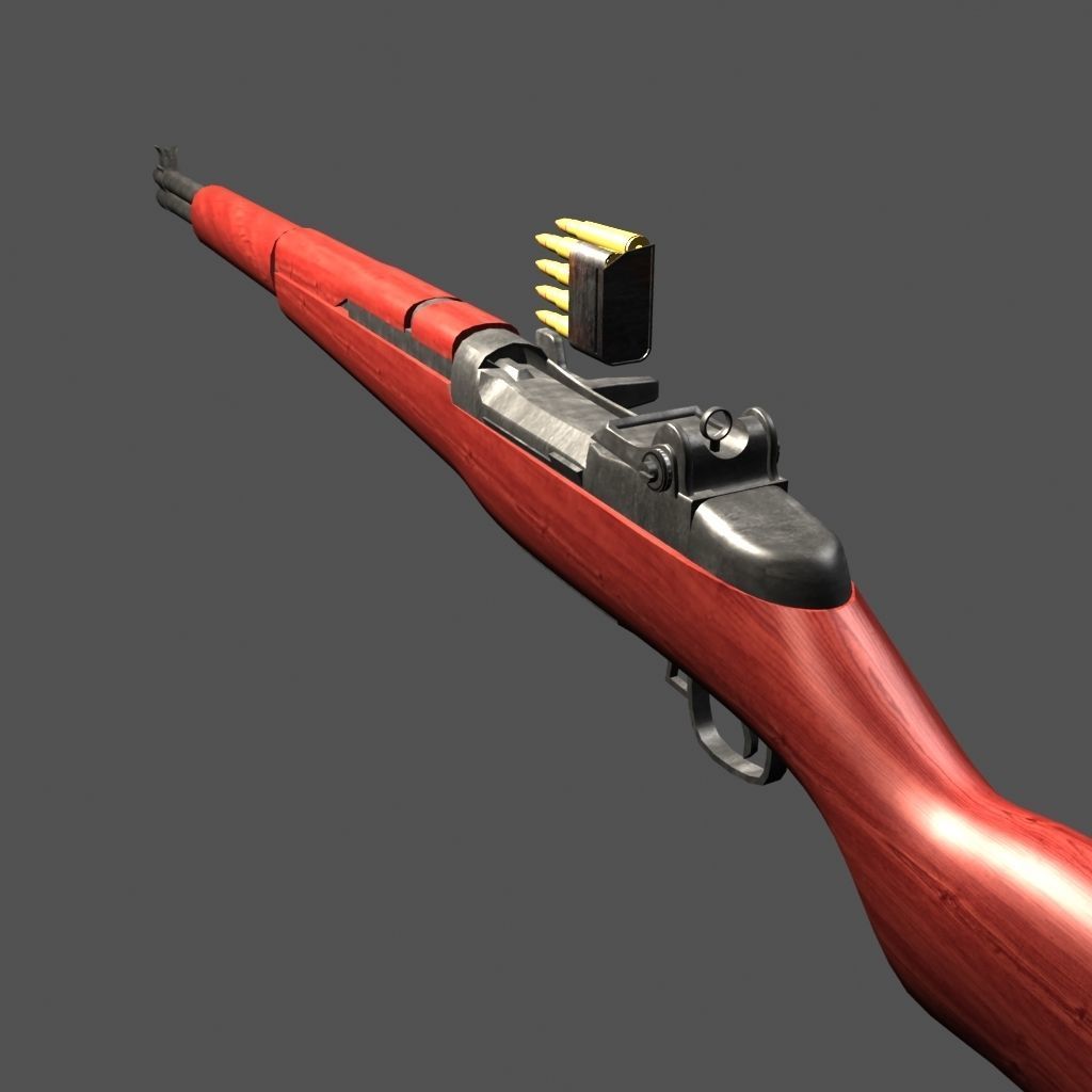 3D model M1 Garand rifle VR / AR / low-poly | CGTrader