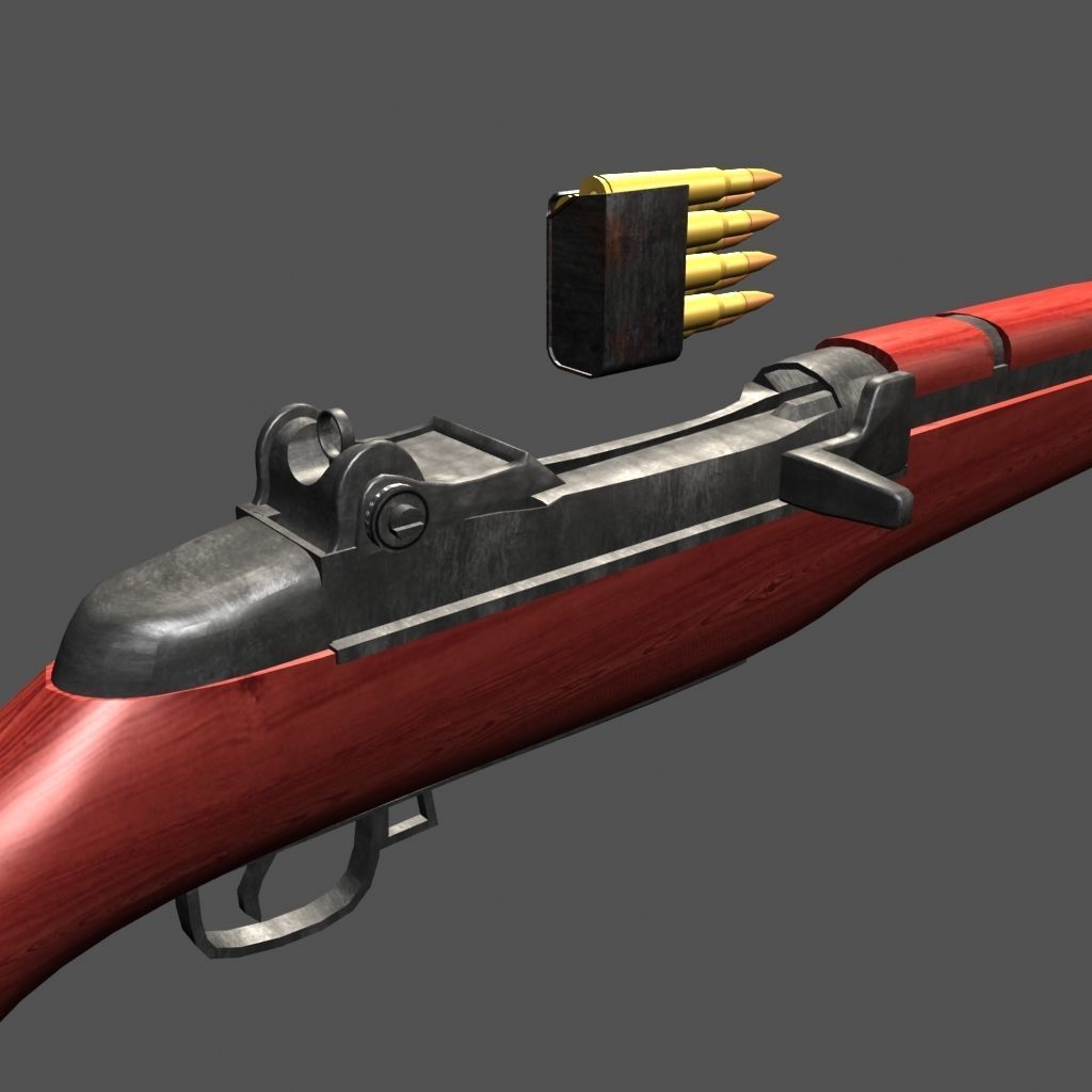 3D model M1 Garand rifle VR / AR / low-poly | CGTrader
