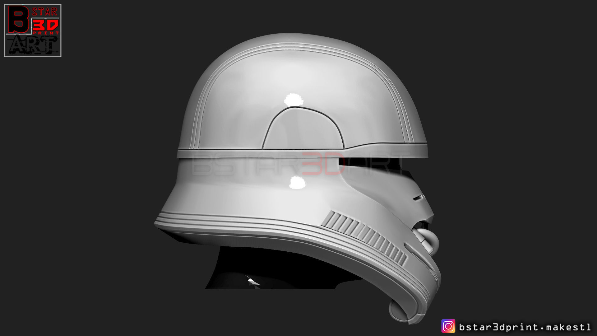 First Order JET TROOPER Helmet - Stormtrooper Corp - STARWARS 3D model ...