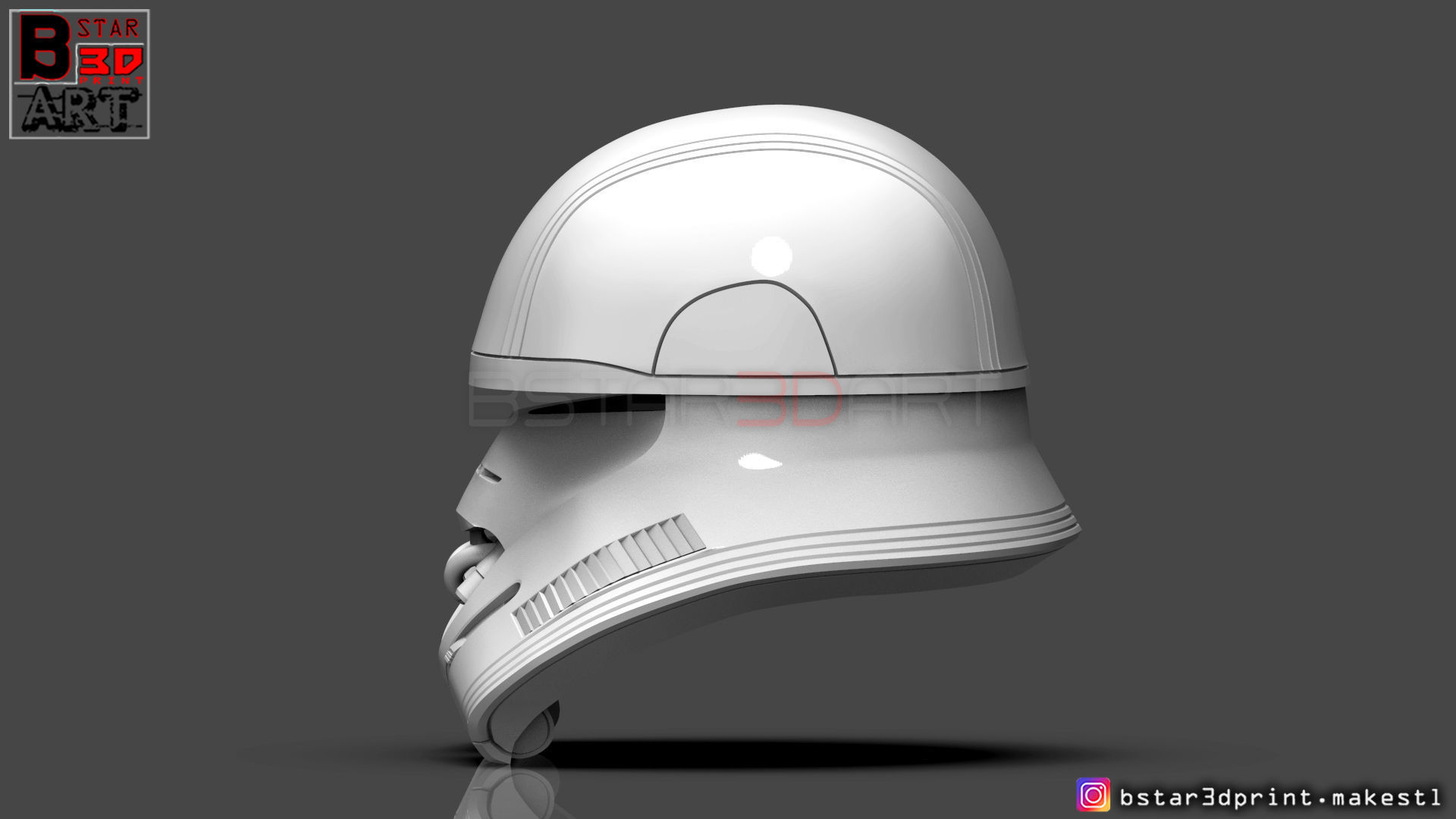 First Order JET TROOPER Helmet - Stormtrooper Corp - STARWARS 3D model ...