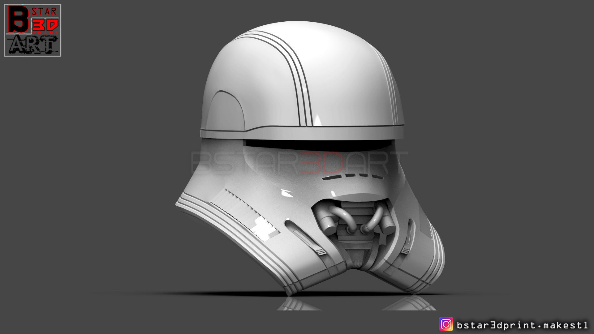 First Order JET TROOPER Helmet - Stormtrooper Corp - STARWARS 3D model ...