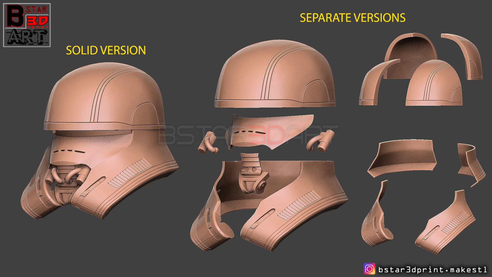 First Order JET TROOPER Helmet - Stormtrooper Corp - STARWARS 3D model ...