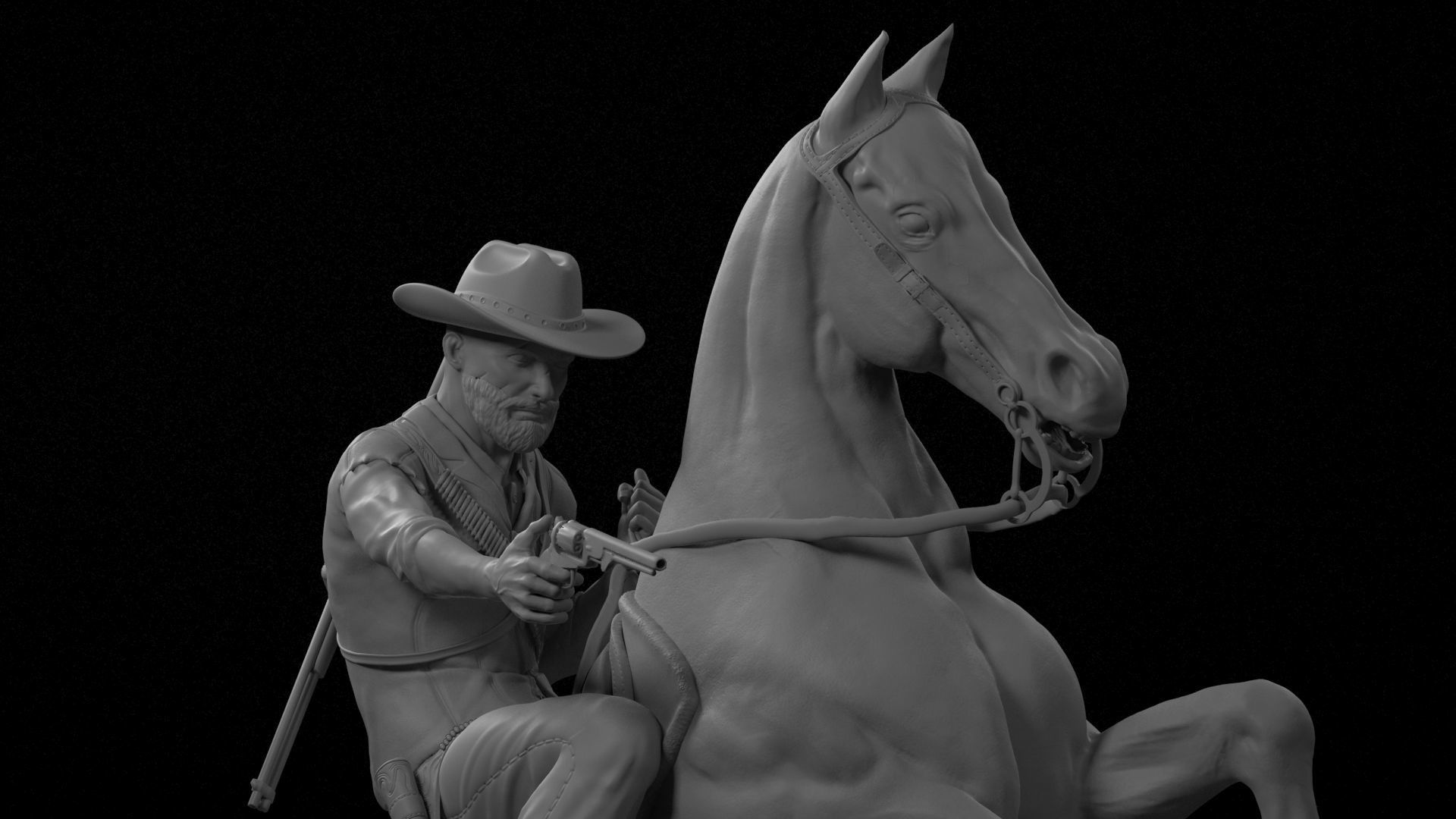 Red Dead Redemption 3D Print 3D model 3D printable | CGTrader