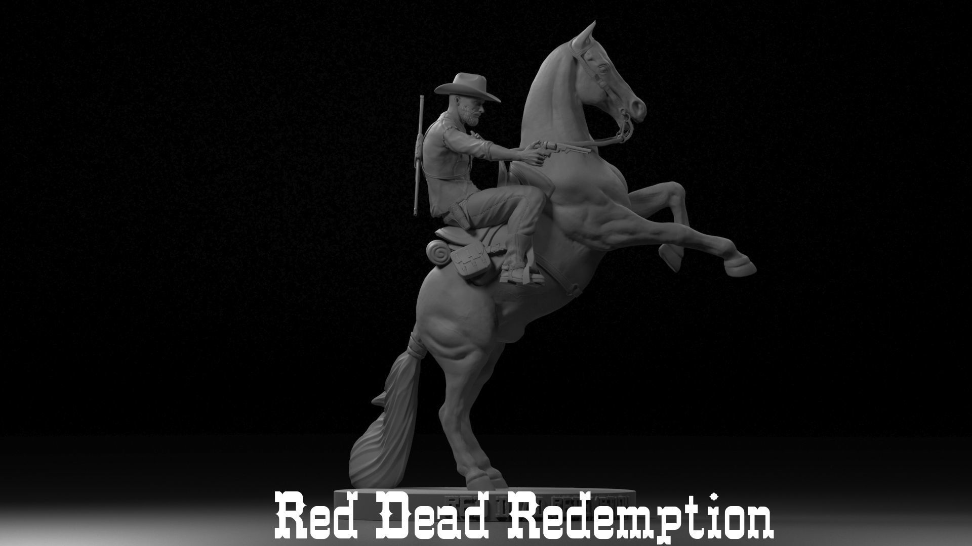 Red Dead Redemption 3D Print 3D model 3D printable | CGTrader