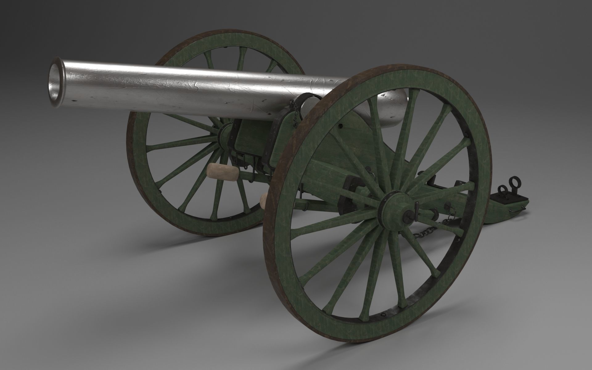 Field Cannon 3D model | CGTrader