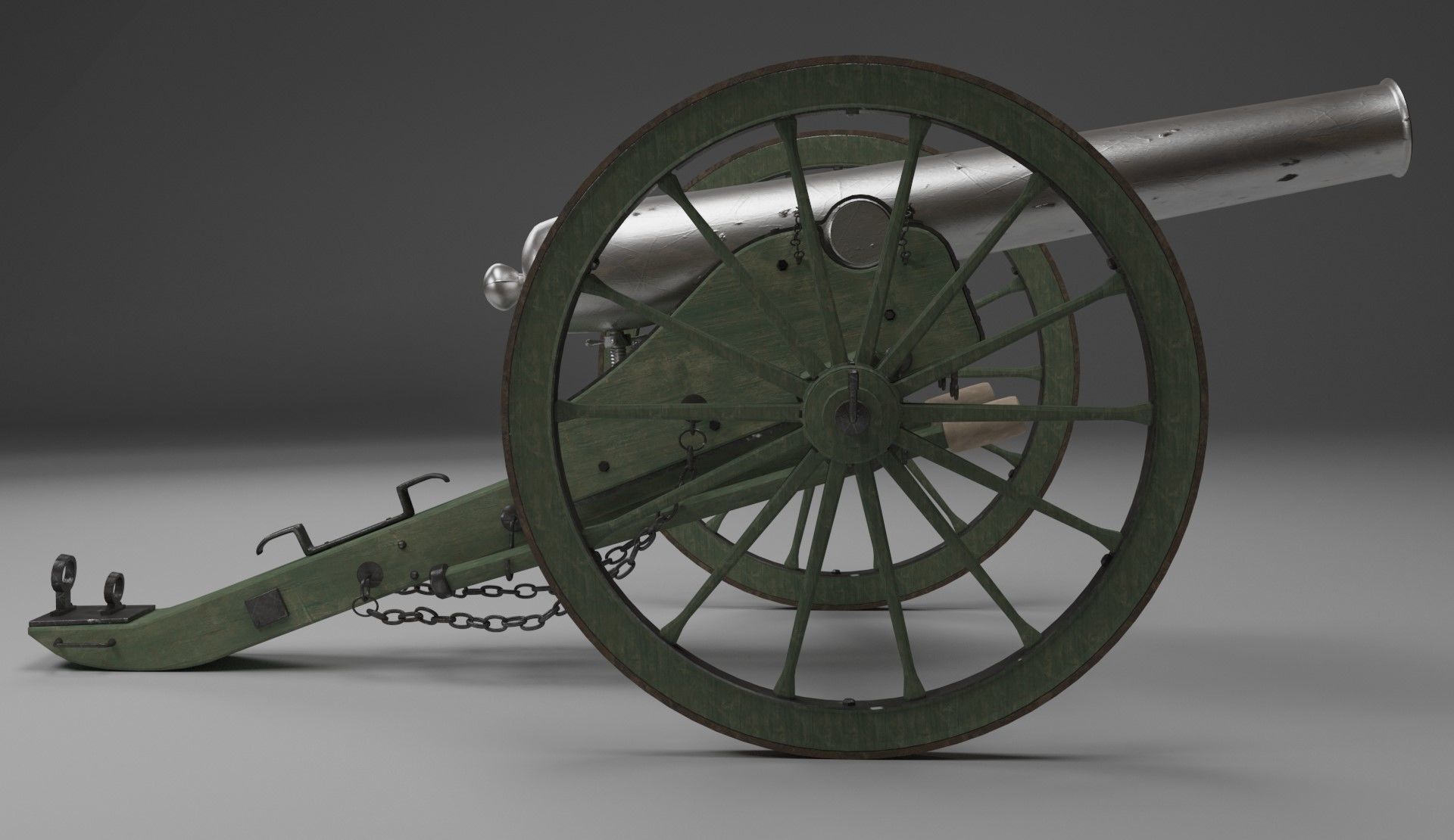 Field Cannon 3D model | CGTrader