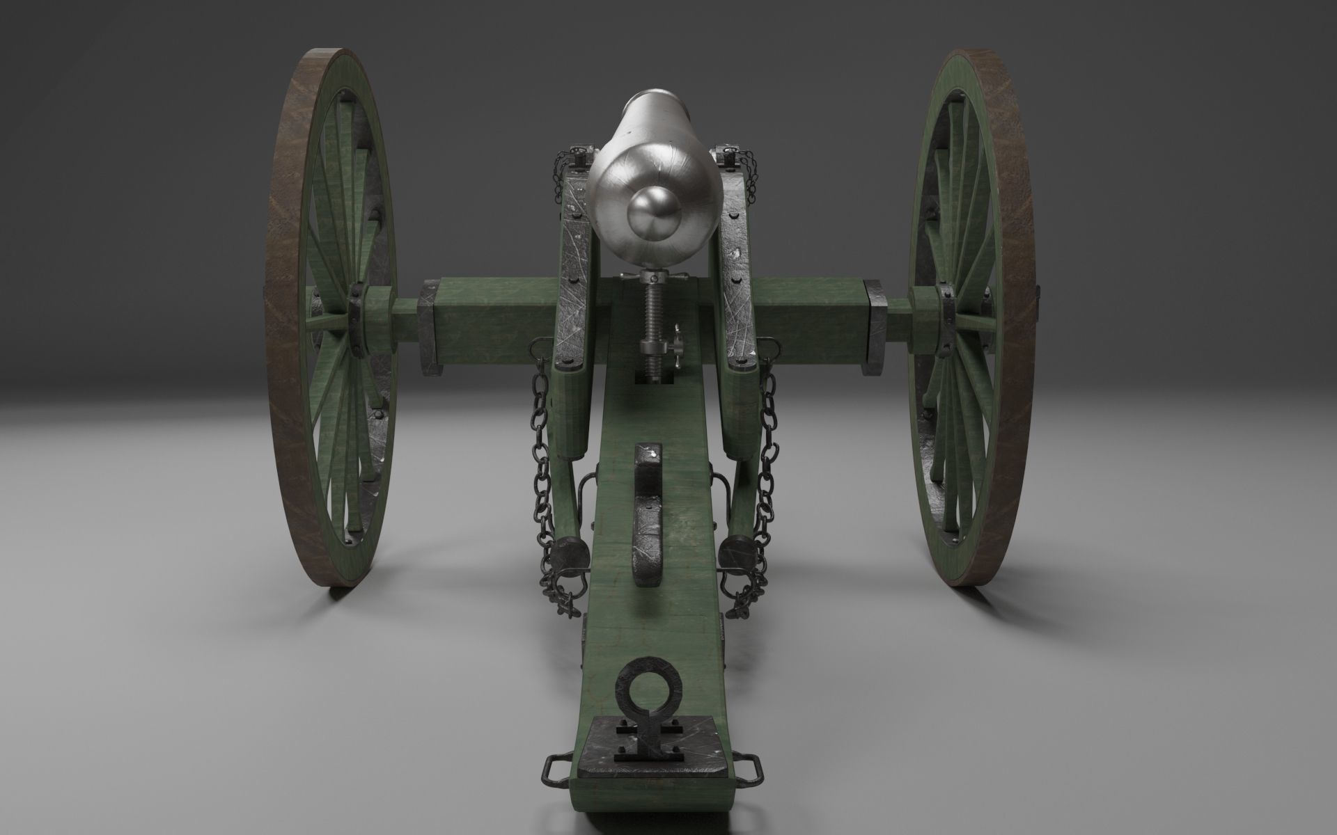 Field Cannon 3D model | CGTrader