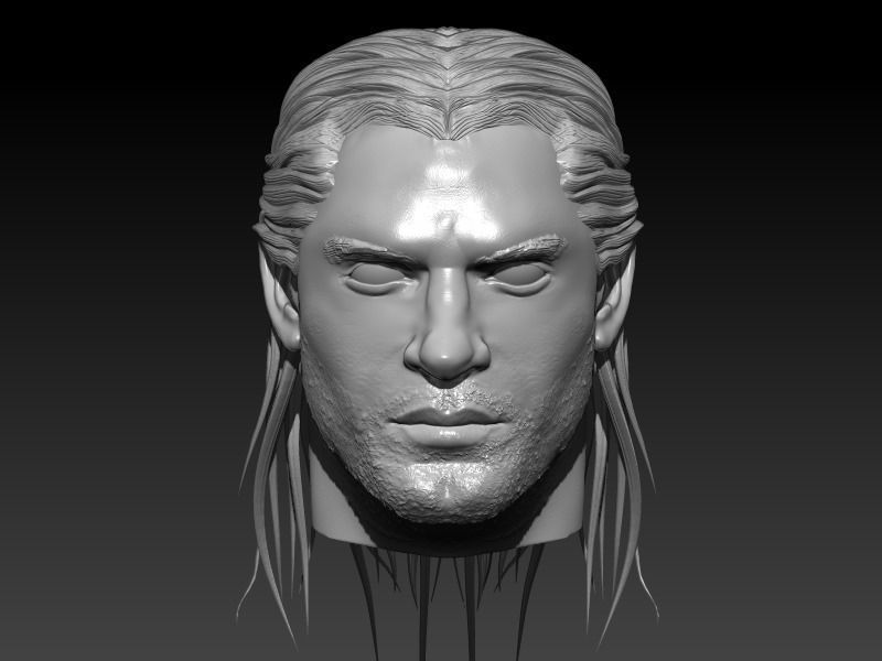 Witcher Henry Cavill 3D model 3D printable | CGTrader
