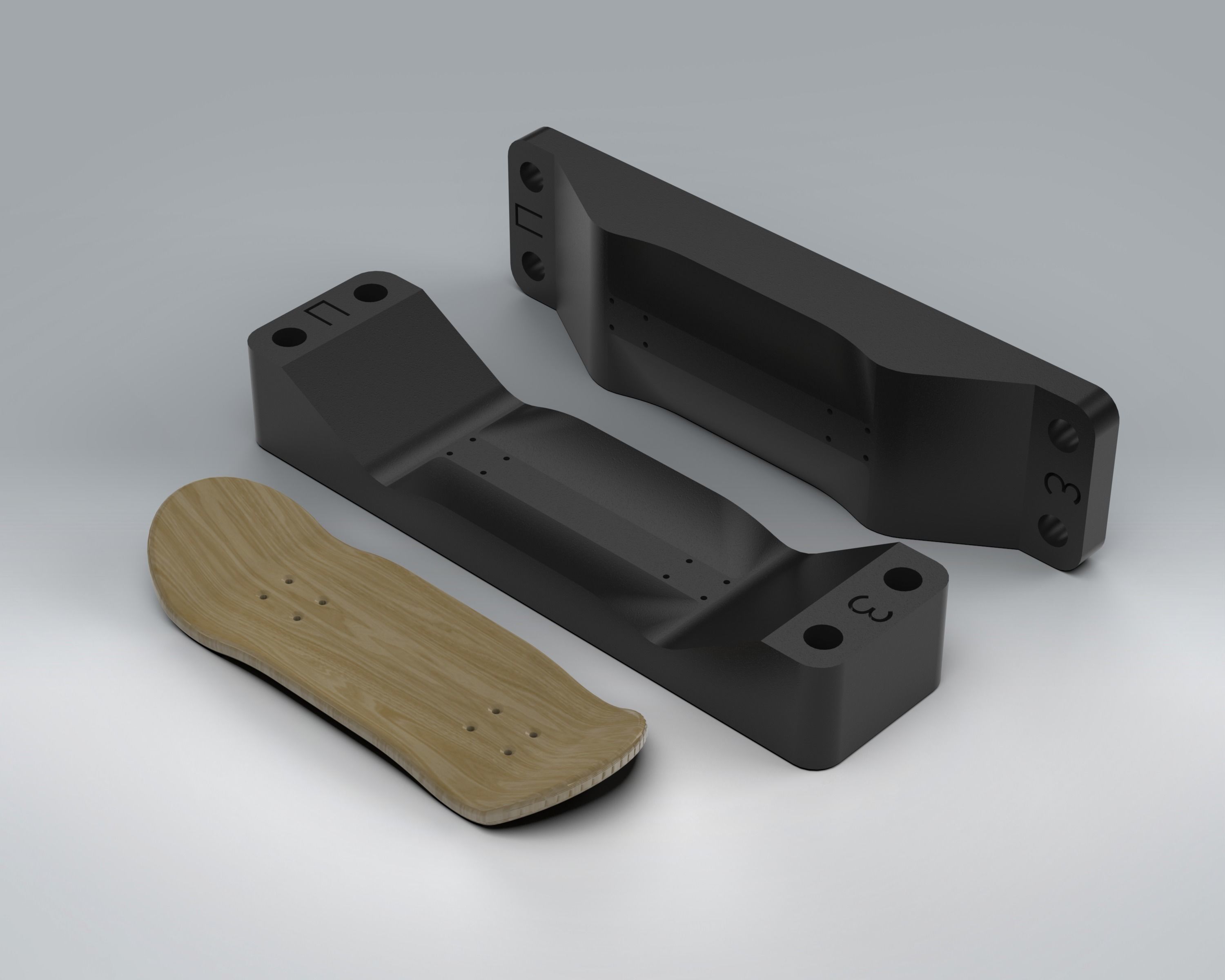 Fingerboard Mold 3D model 3D printable | CGTrader
