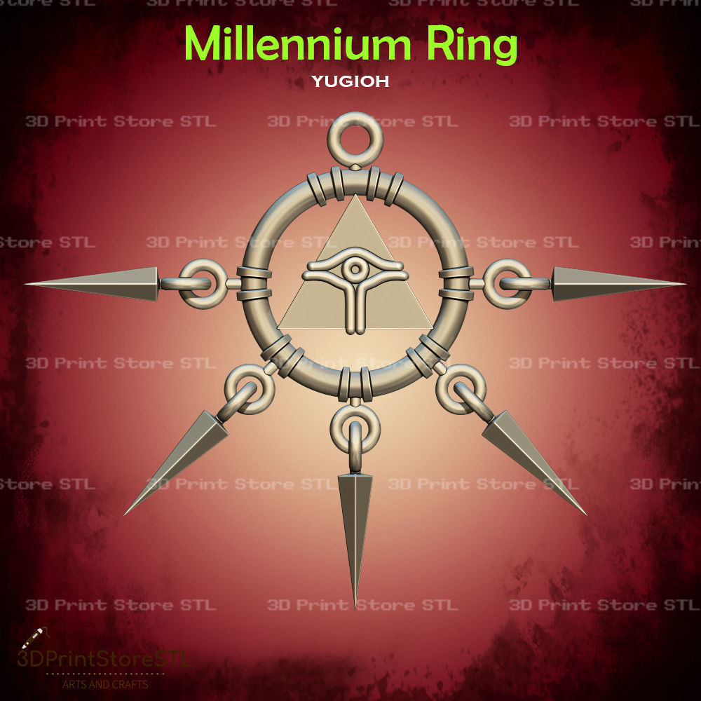 Millennium Ring Cosplay Yugioh - STL File 3D model 3D printable | CGTrader