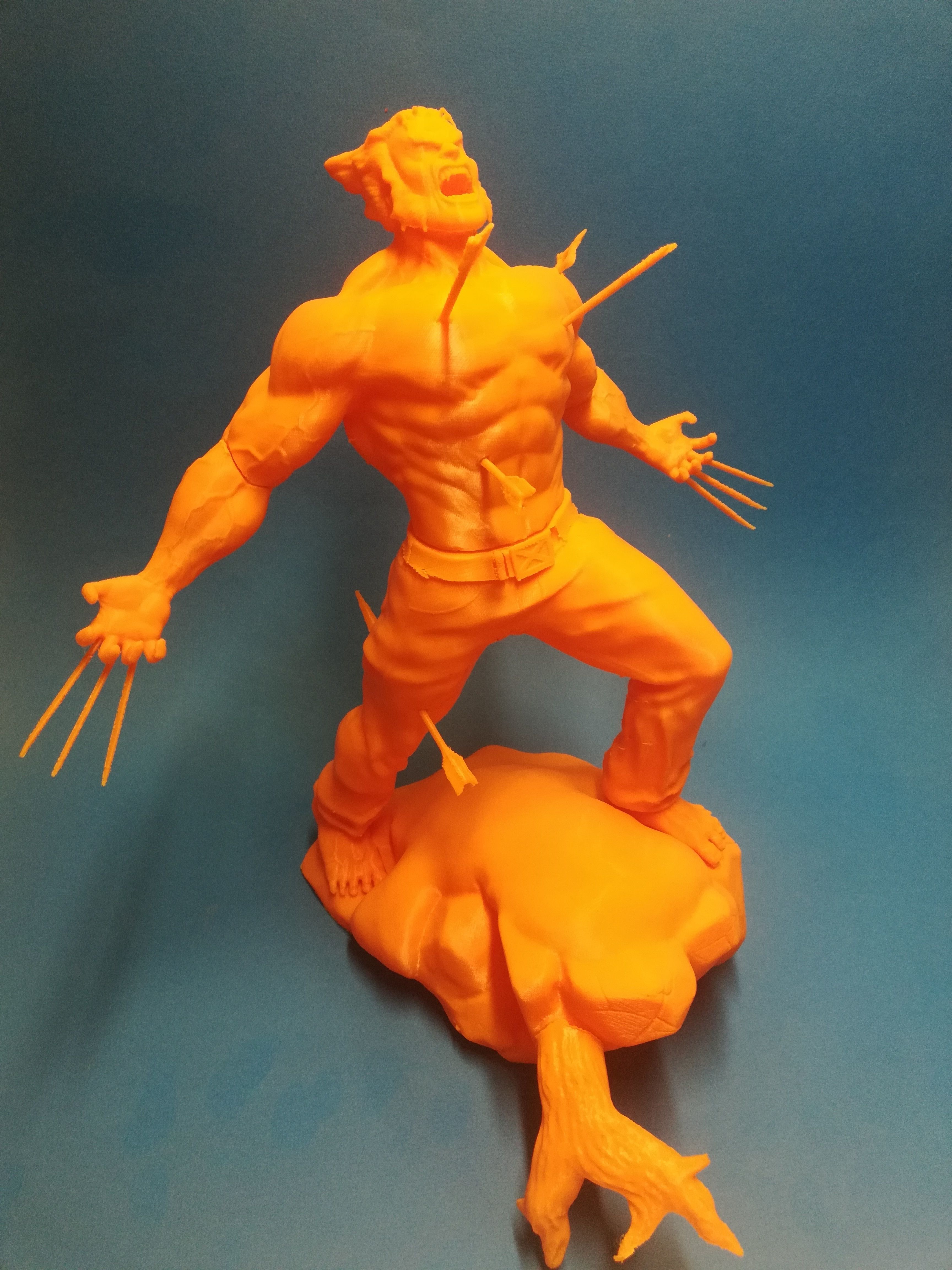 WOLVERINE STATUE 3D model 3D printable | CGTrader
