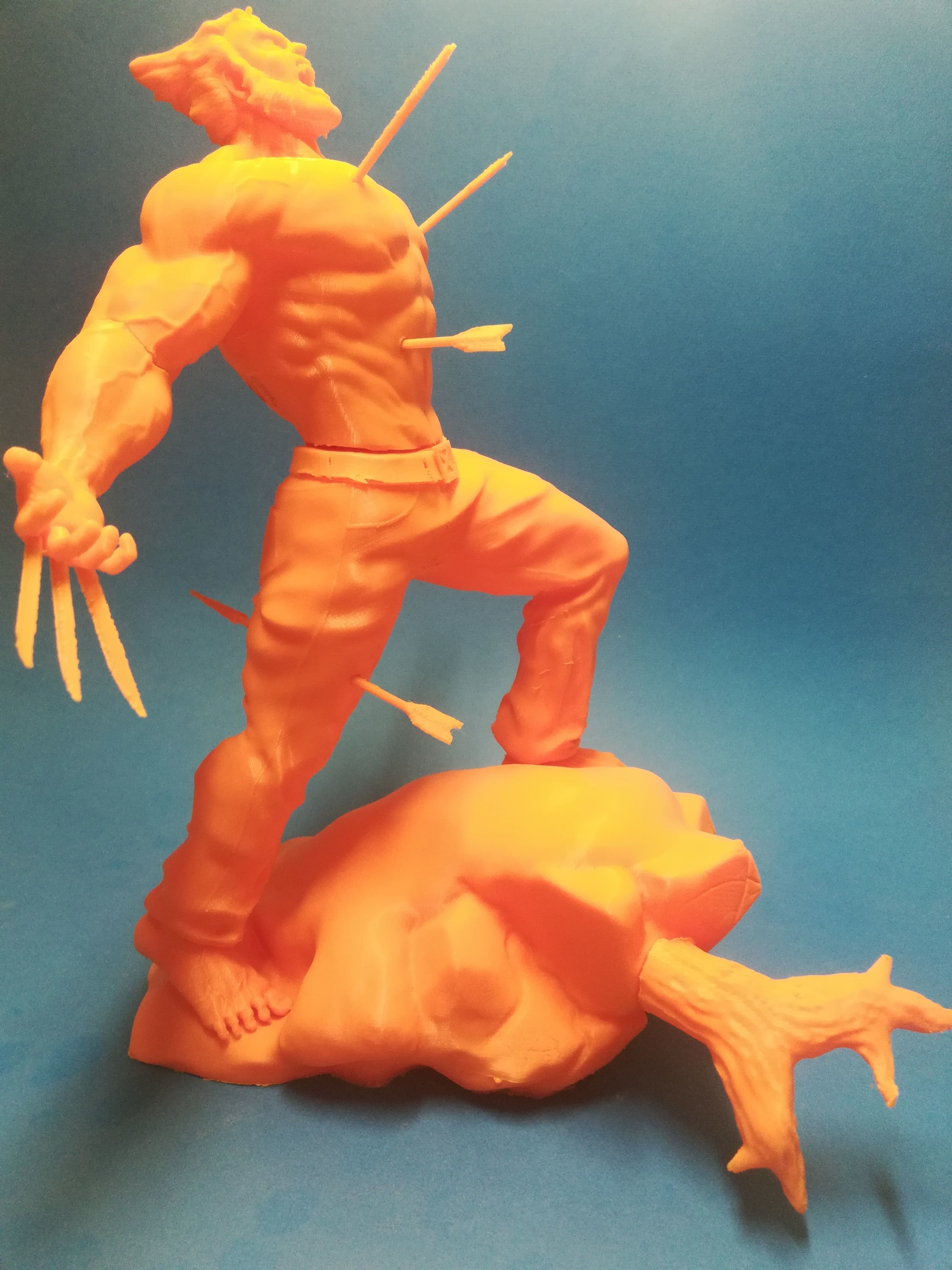 WOLVERINE STATUE 3D model 3D printable | CGTrader