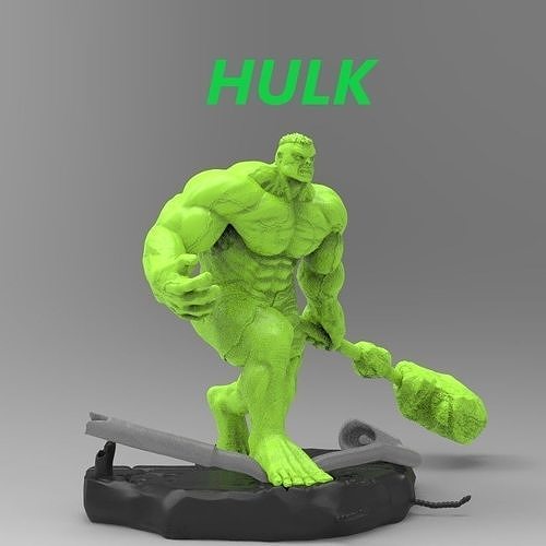 HULK RAGE 3D model 3D printable | CGTrader