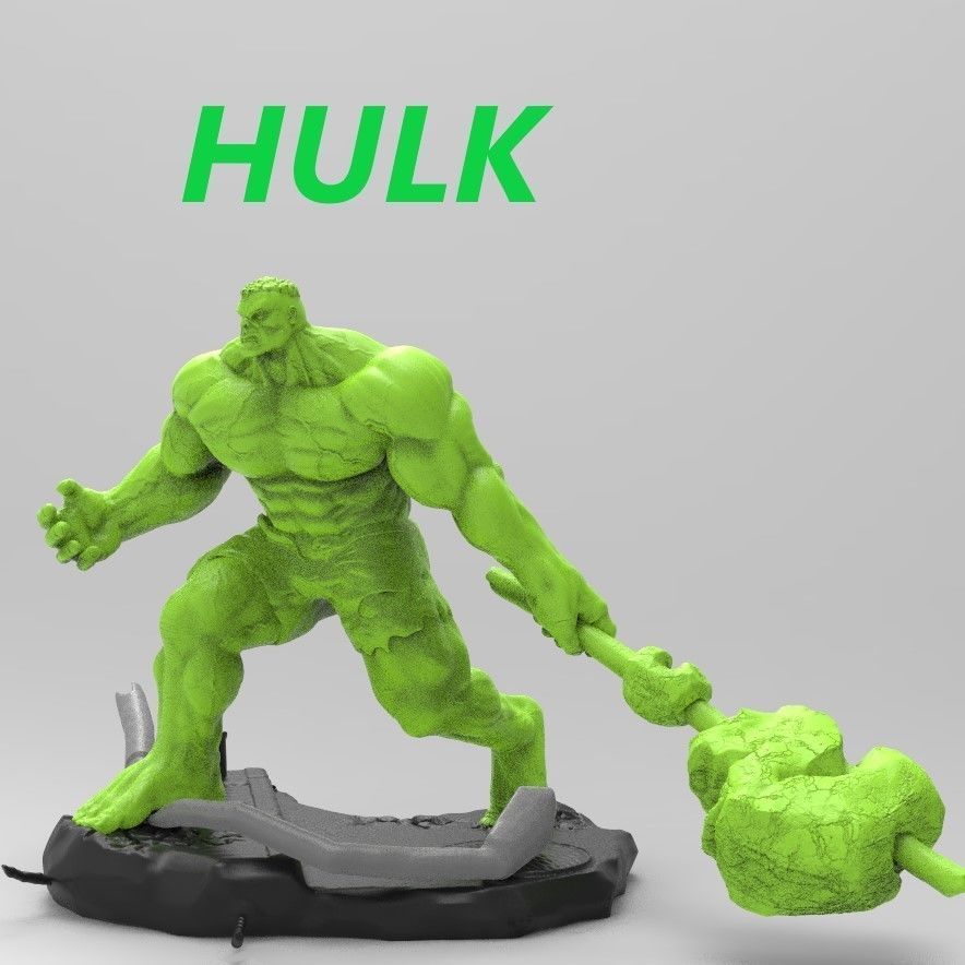 HULK RAGE 3D model 3D printable | CGTrader