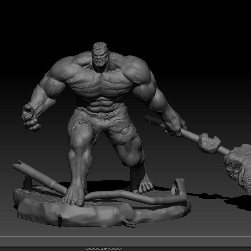 HULK RAGE 3D model 3D printable | CGTrader