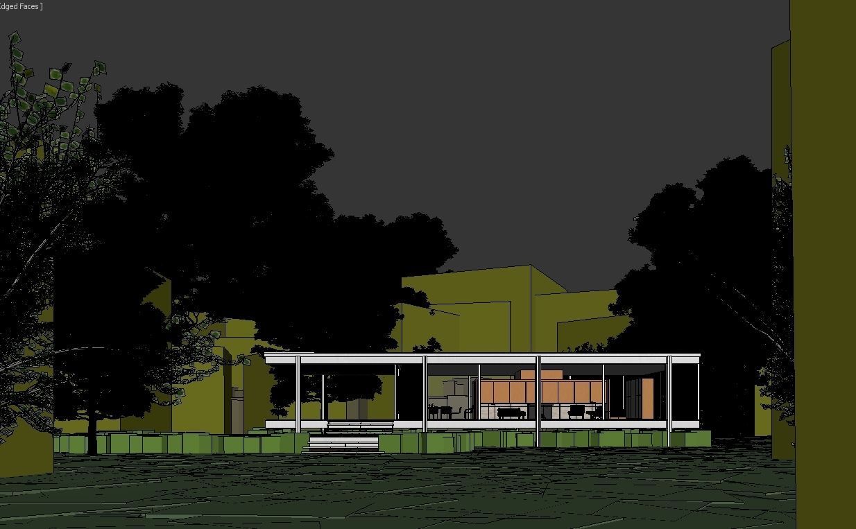 Farnsworth House 3D model | CGTrader