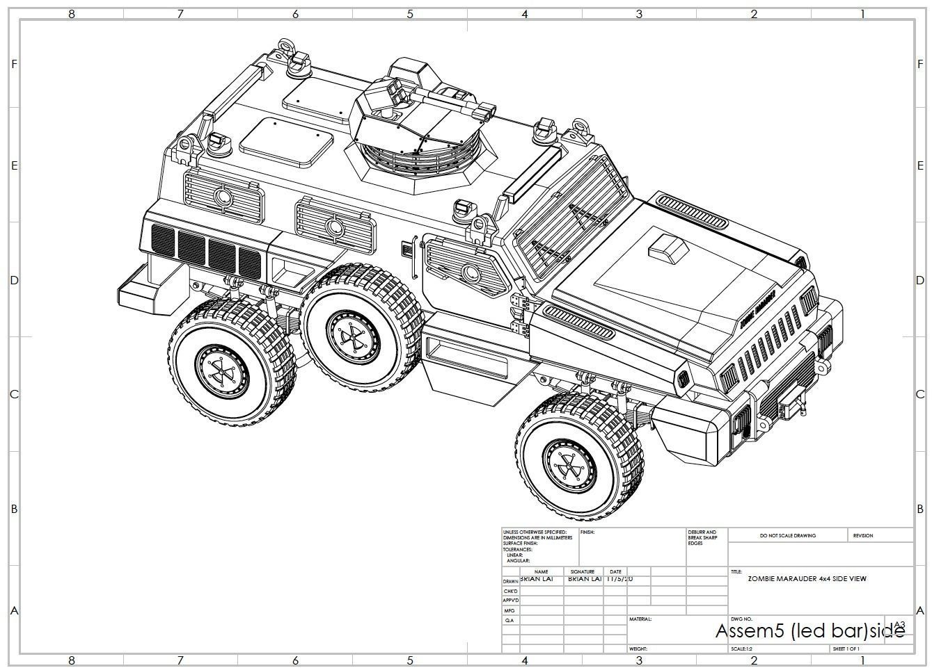 Paramount Marauder - Zombie Apocalypse Version 3D model 3D printable ...