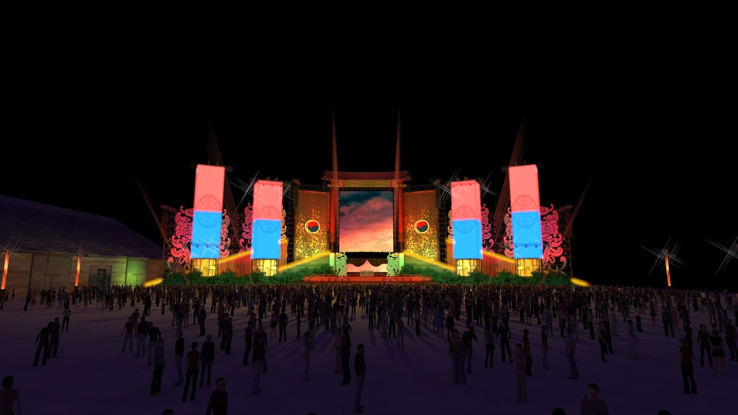 FESTIVAL DESIGN 3D model | CGTrader