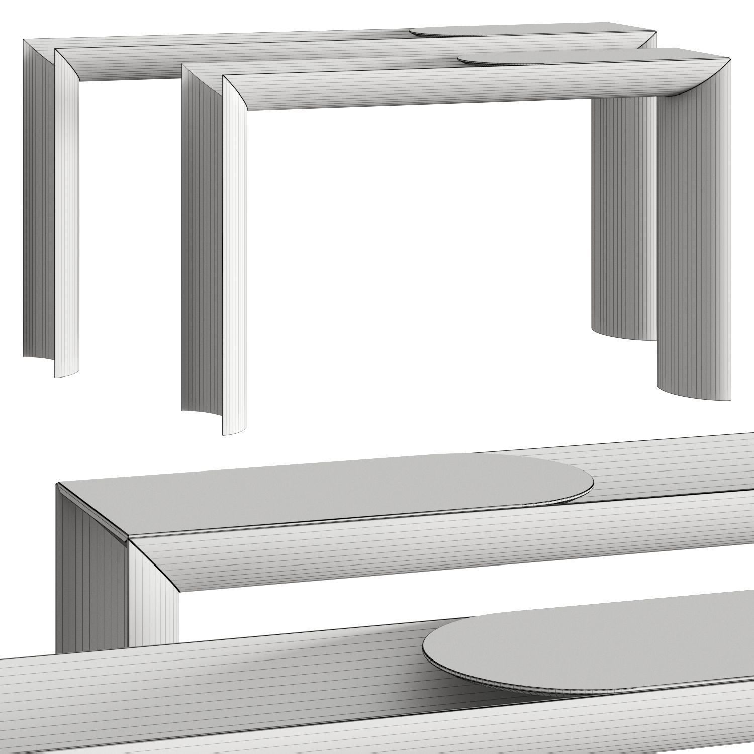 Visionnaire Ekos Console Tables 3D model | CGTrader