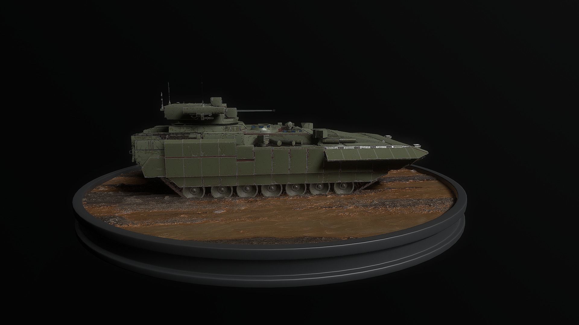 3D model Russian T15 infantry fighting vehicle VR / AR / low-poly ...