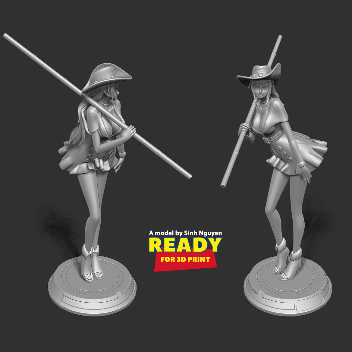 Nami Fanart 3D model 3D printable | CGTrader
