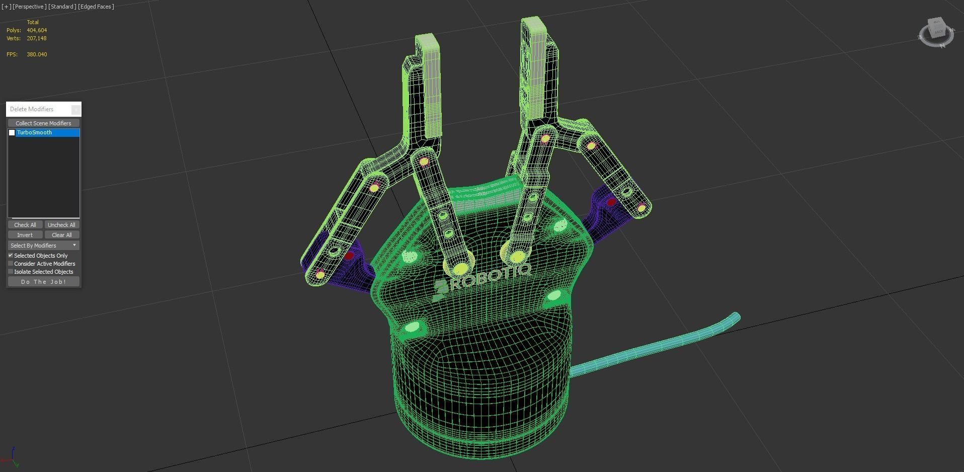 Robotiq 2 Finger Adaptive Gripper 3D model | CGTrader