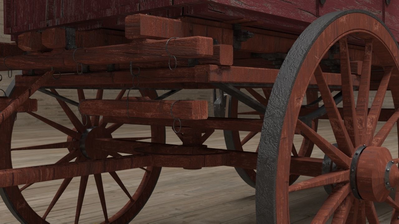 Civil War Carts 3D model | CGTrader