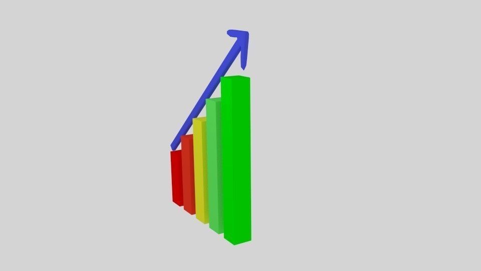 3D model Diagram Graph VR / AR / low-poly | CGTrader