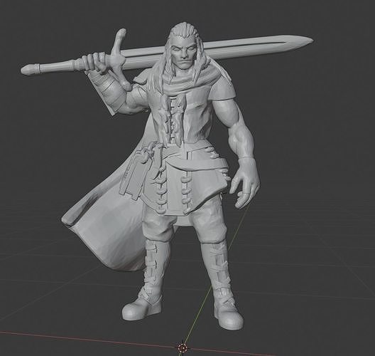 Great highland warrior 3D model | CGTrader