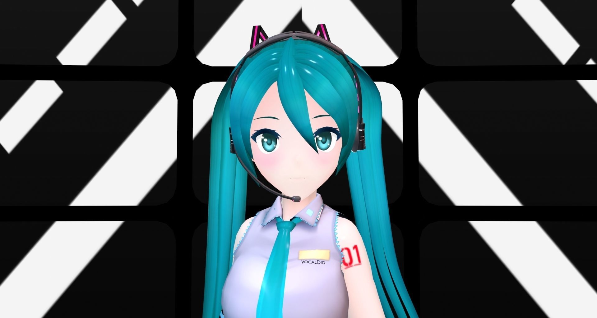 3D model Hatsune Miku 3d model VR / AR / low-poly | CGTrader