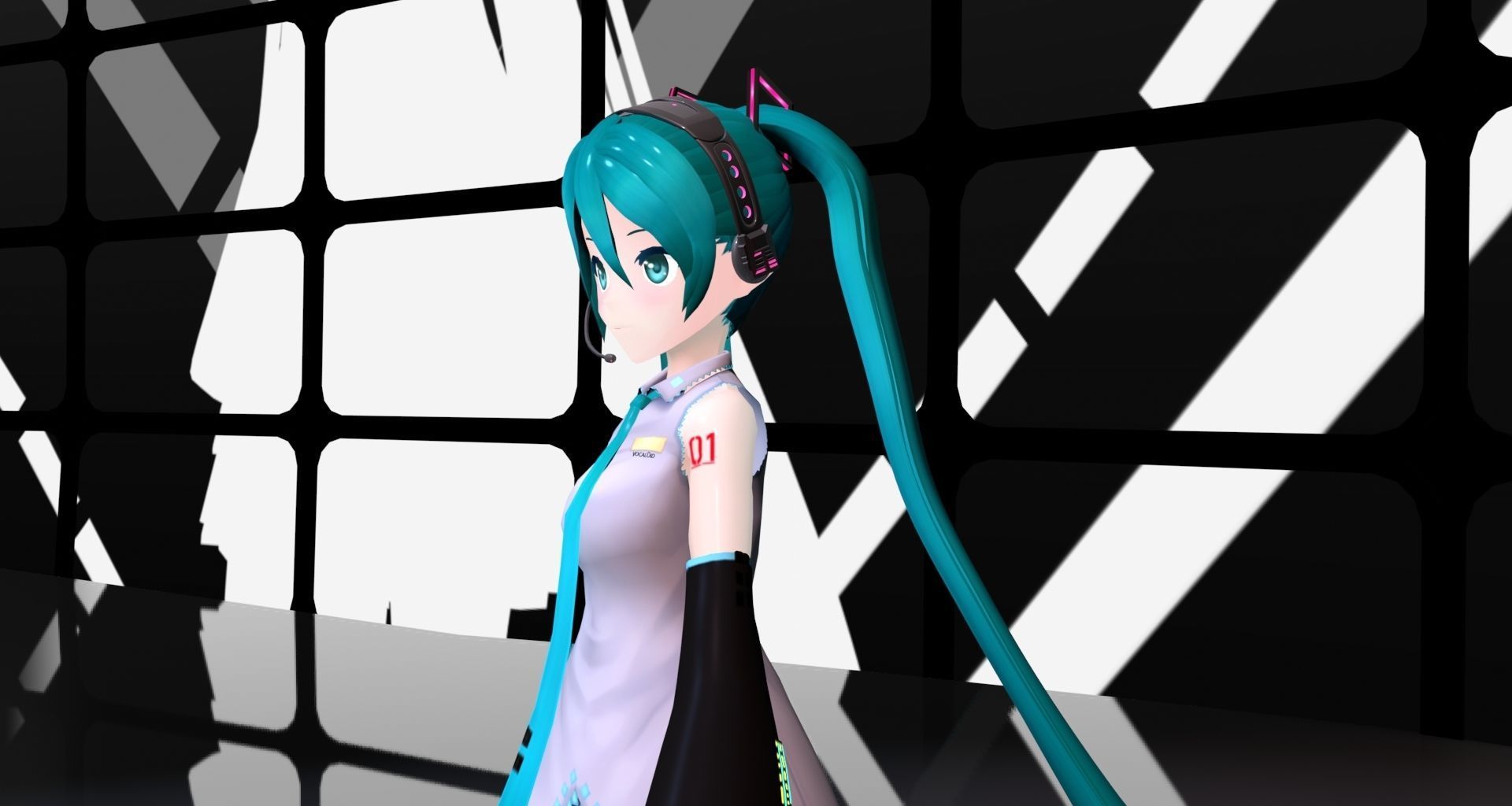 3D model Hatsune Miku 3d model VR / AR / low-poly | CGTrader