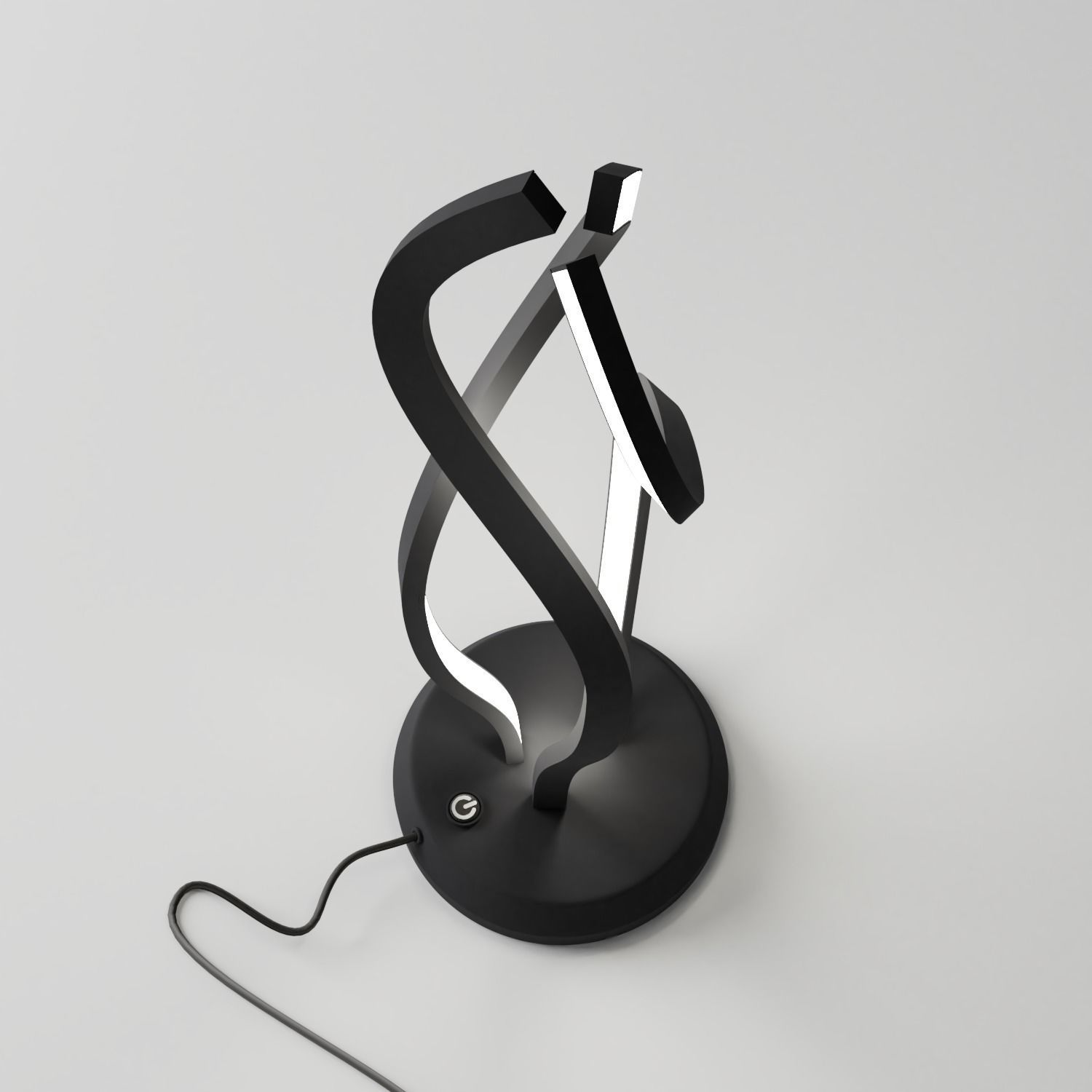 Modern LED desk lamp 3D model | CGTrader
