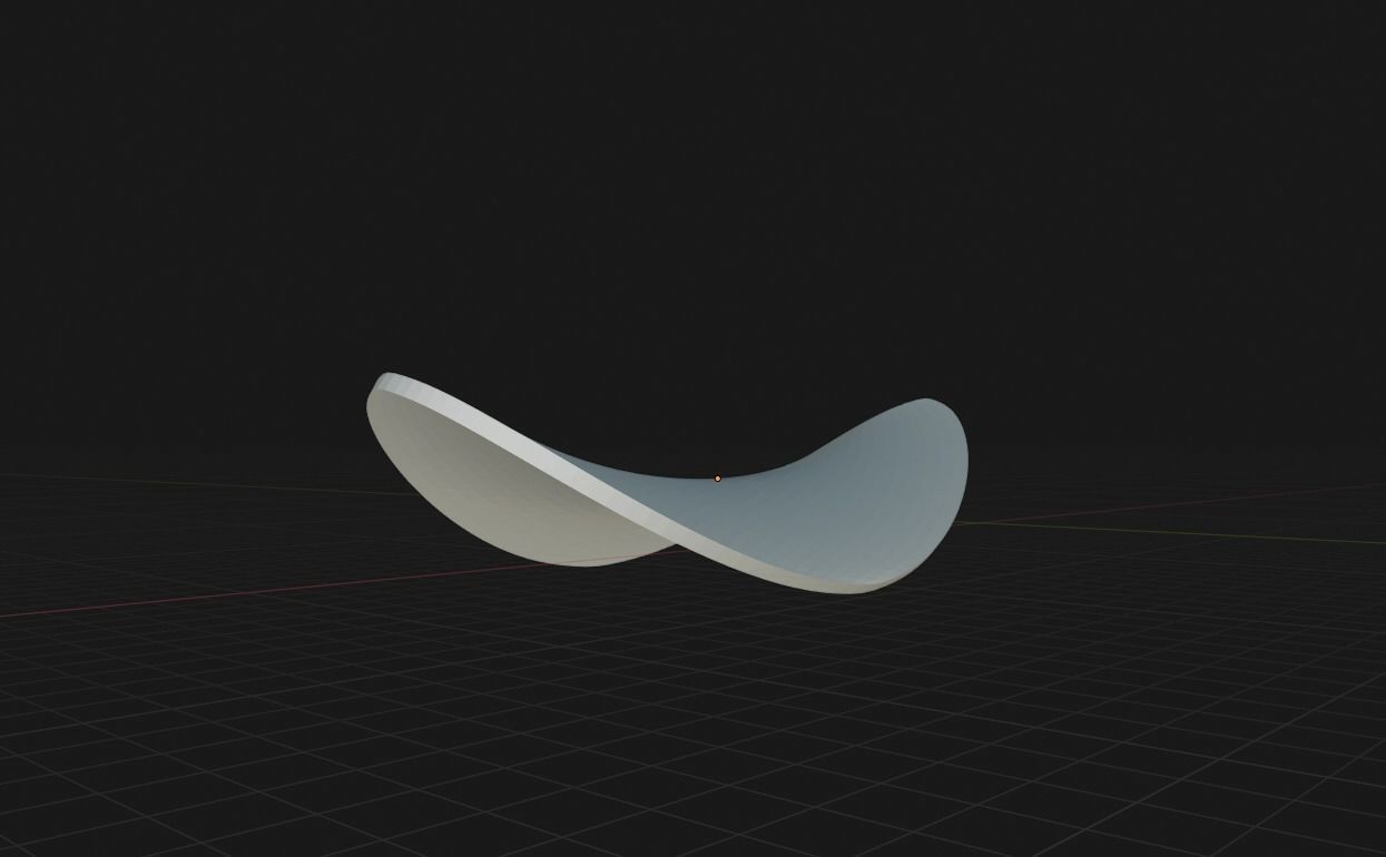 Hyperbolic paraboloid chips saddle 3D model 3D printable | CGTrader