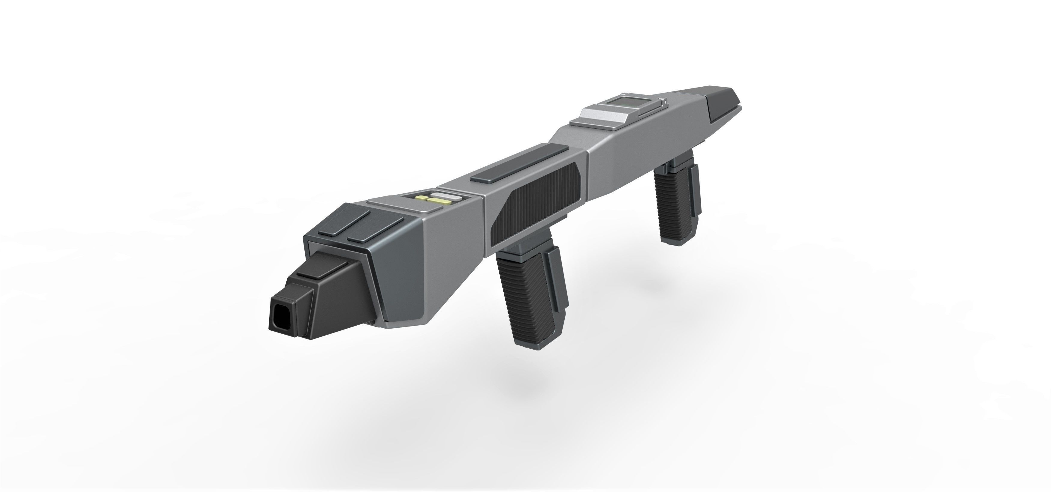 Starfleet Type 3 Phaser Rifle from Star Trek TNG and DSN 3D model 3D ...