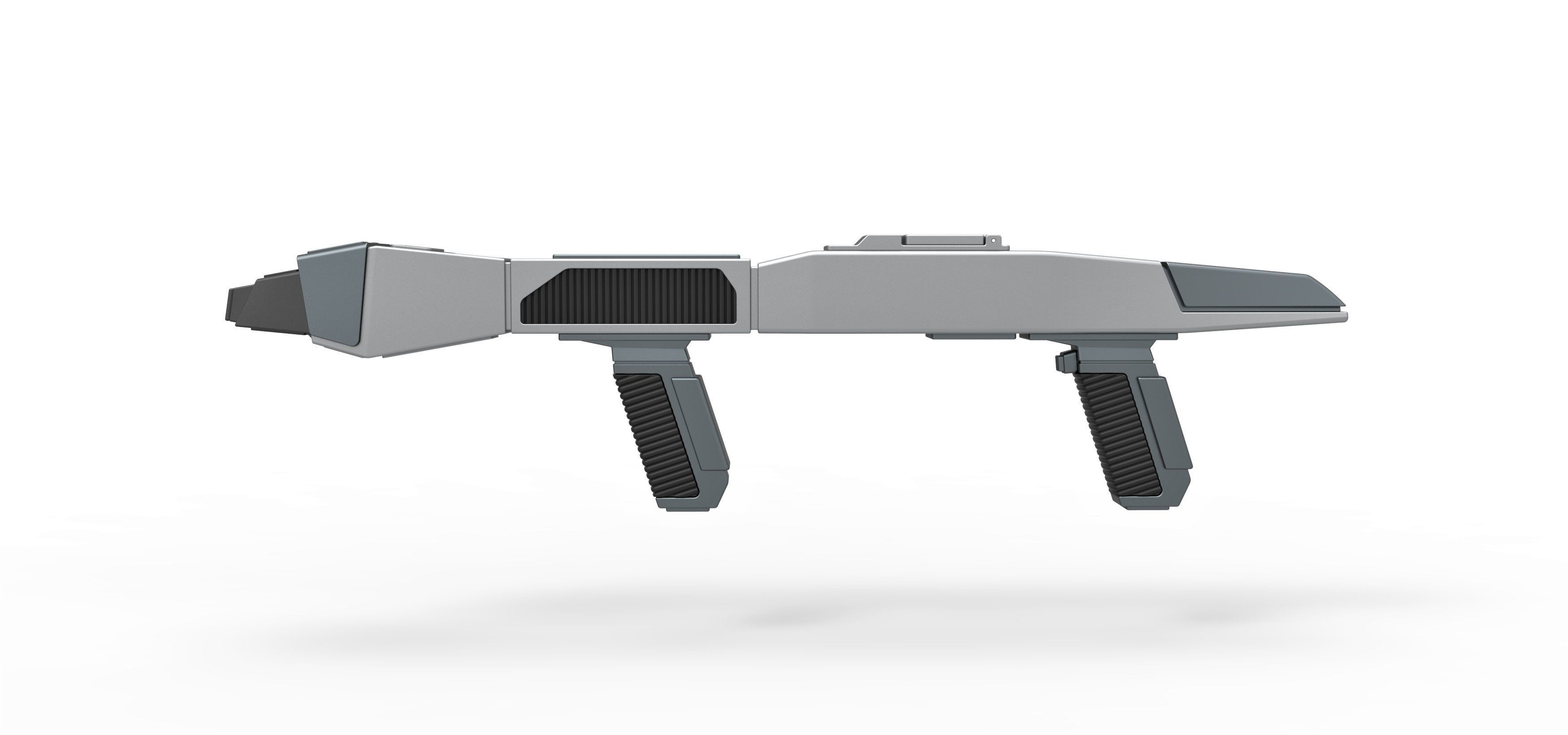 Starfleet Type 3 Phaser Rifle from Star Trek TNG and DSN 3D model 3D ...